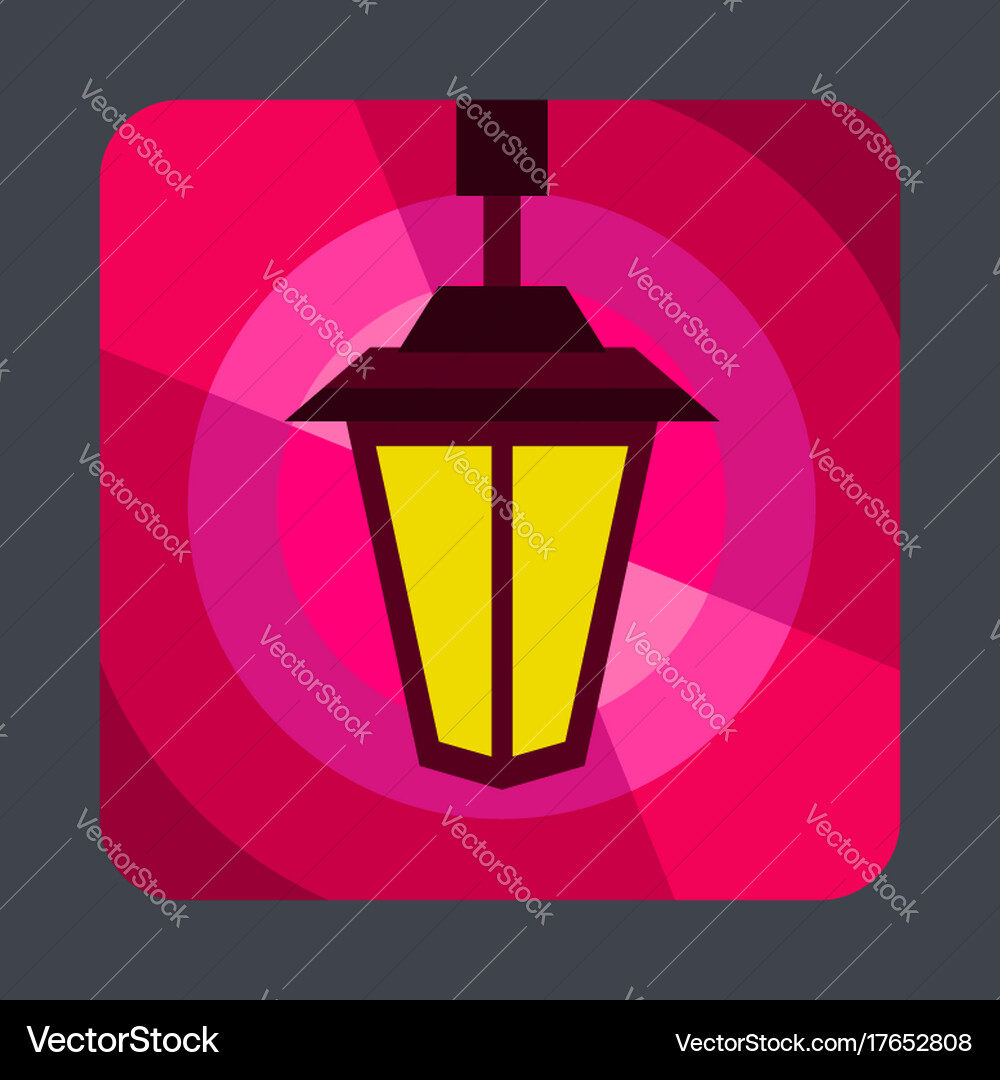 Street light concept background cartoon style Vector Image