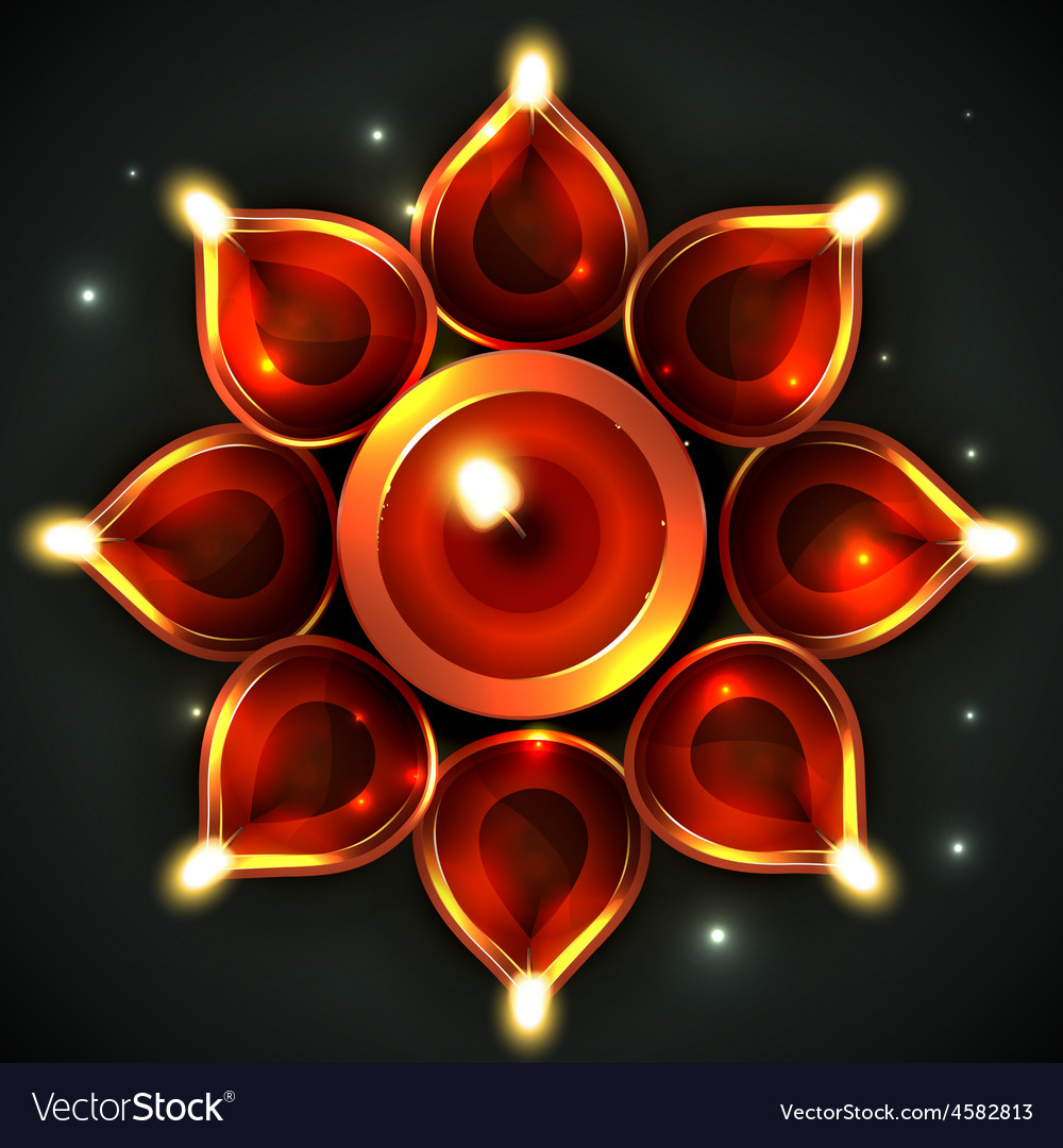 Diwal background Royalty Free Vector Image - VectorStock