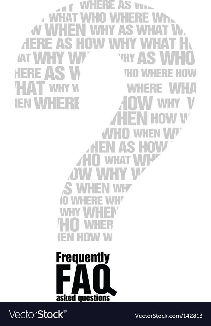 Faq Royalty Free Vector Image - VectorStock
