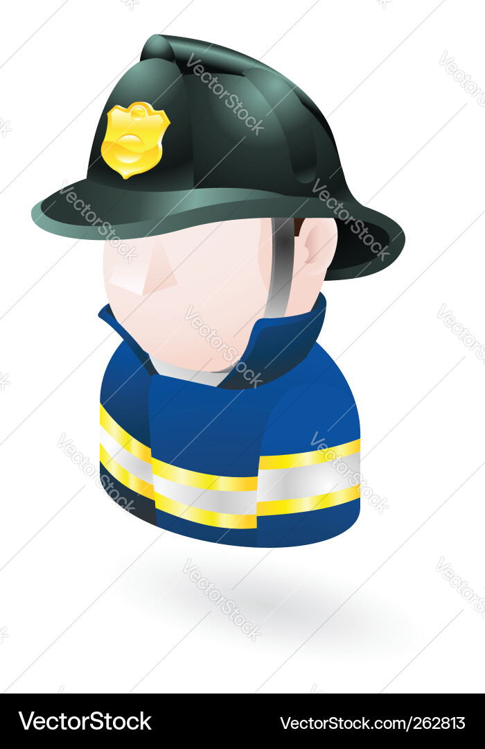 Fireman Royalty Free Vector Image - VectorStock