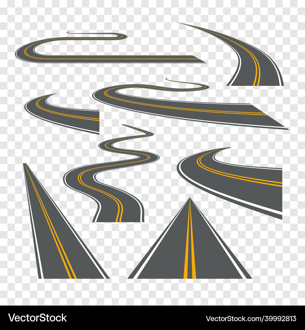 Journey Road Vector