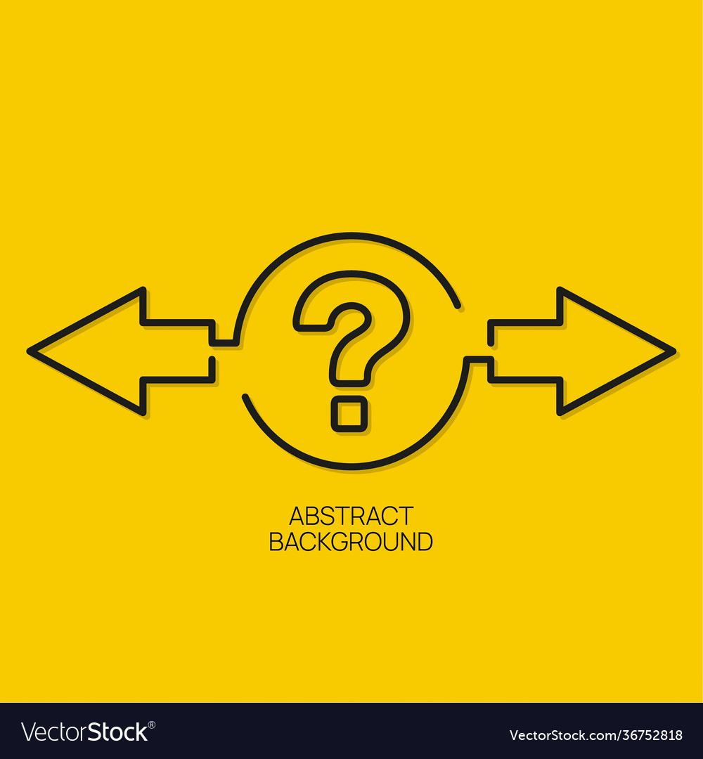 Background with question Royalty Free Vector Image