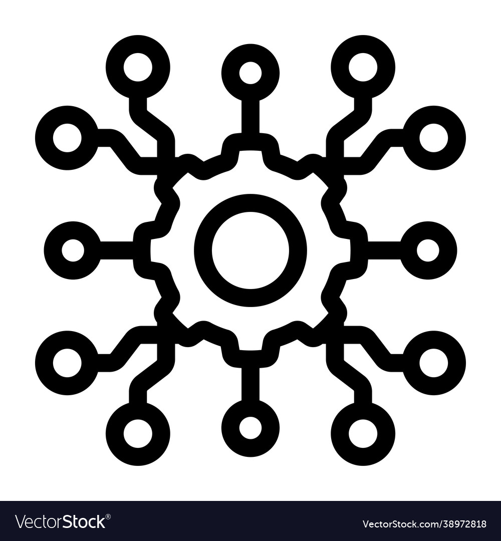 Network setting Royalty Free Vector Image - VectorStock