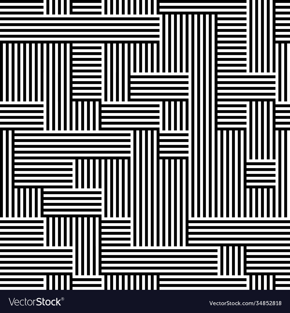 Seamless pattern with horizontal and vertical Vector Image