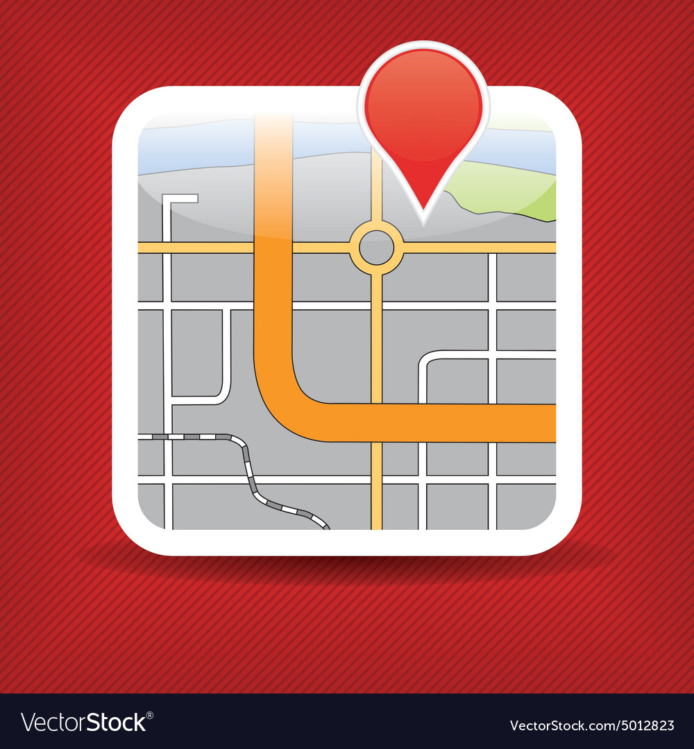 Application map Royalty Free Vector Image - VectorStock