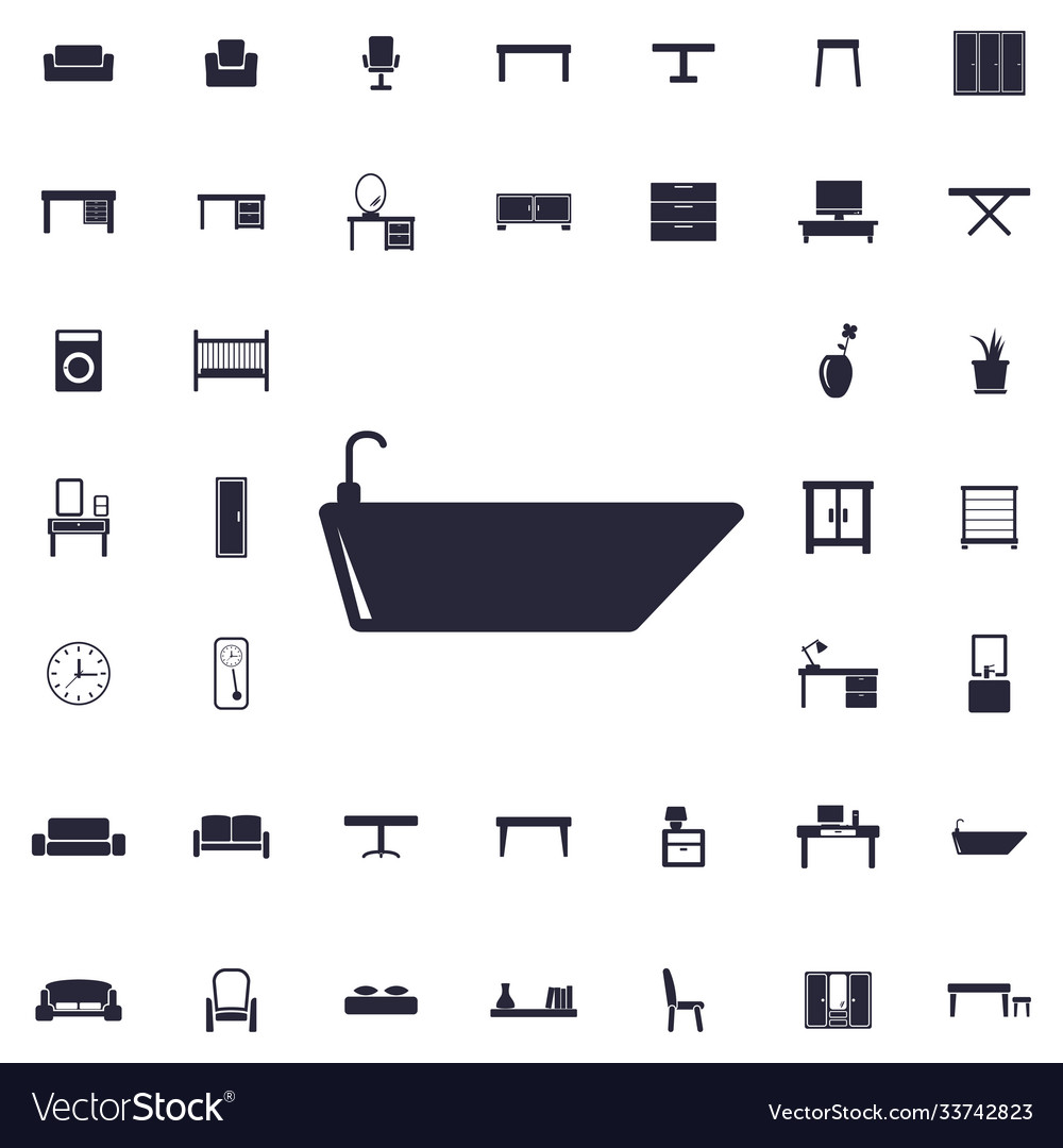 Bath icon Royalty Free Vector Image - VectorStock