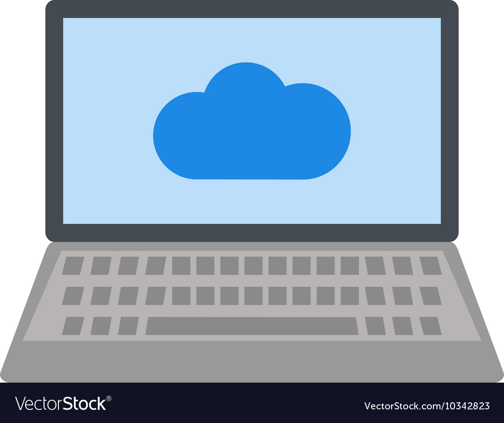 Cloud system Royalty Free Vector Image - VectorStock