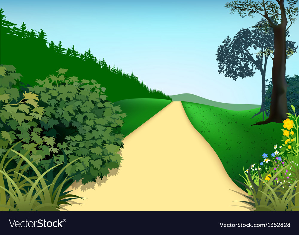 Landscape Royalty Free Vector Image - VectorStock
