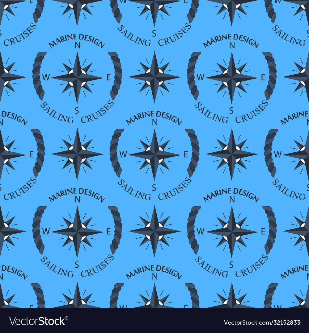 Anchor pattern Royalty Free Vector Image - VectorStock