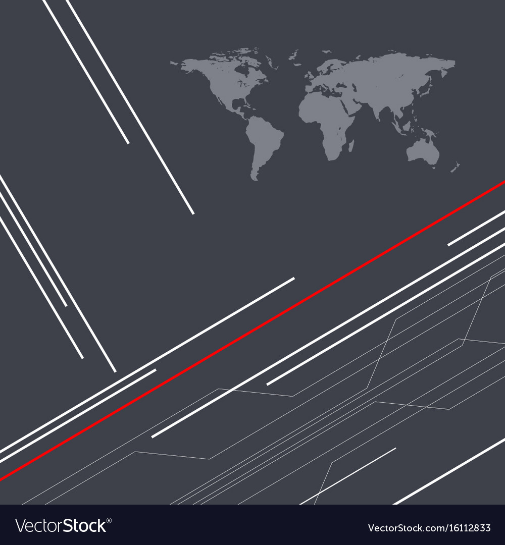 Background with map Royalty Free Vector Image - VectorStock