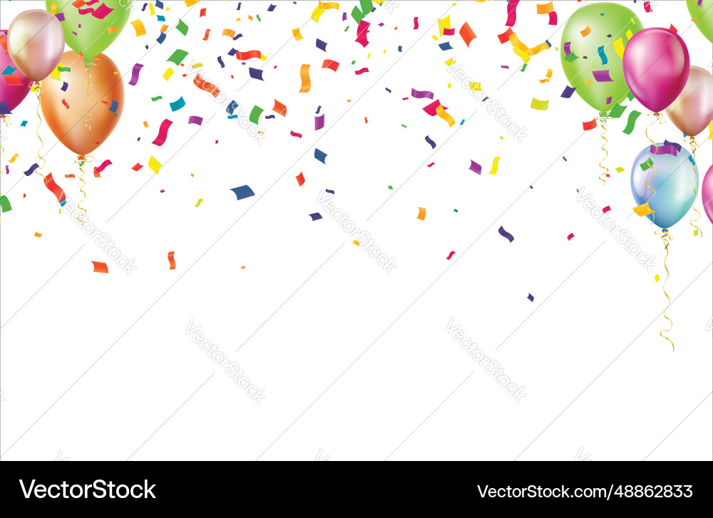 Birthday party design happy greeting Royalty Free Vector