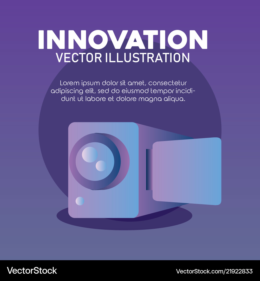 Innovation and technology design Royalty Free Vector Image