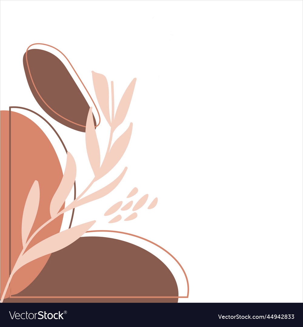 Leaf corner Royalty Free Vector Image - VectorStock