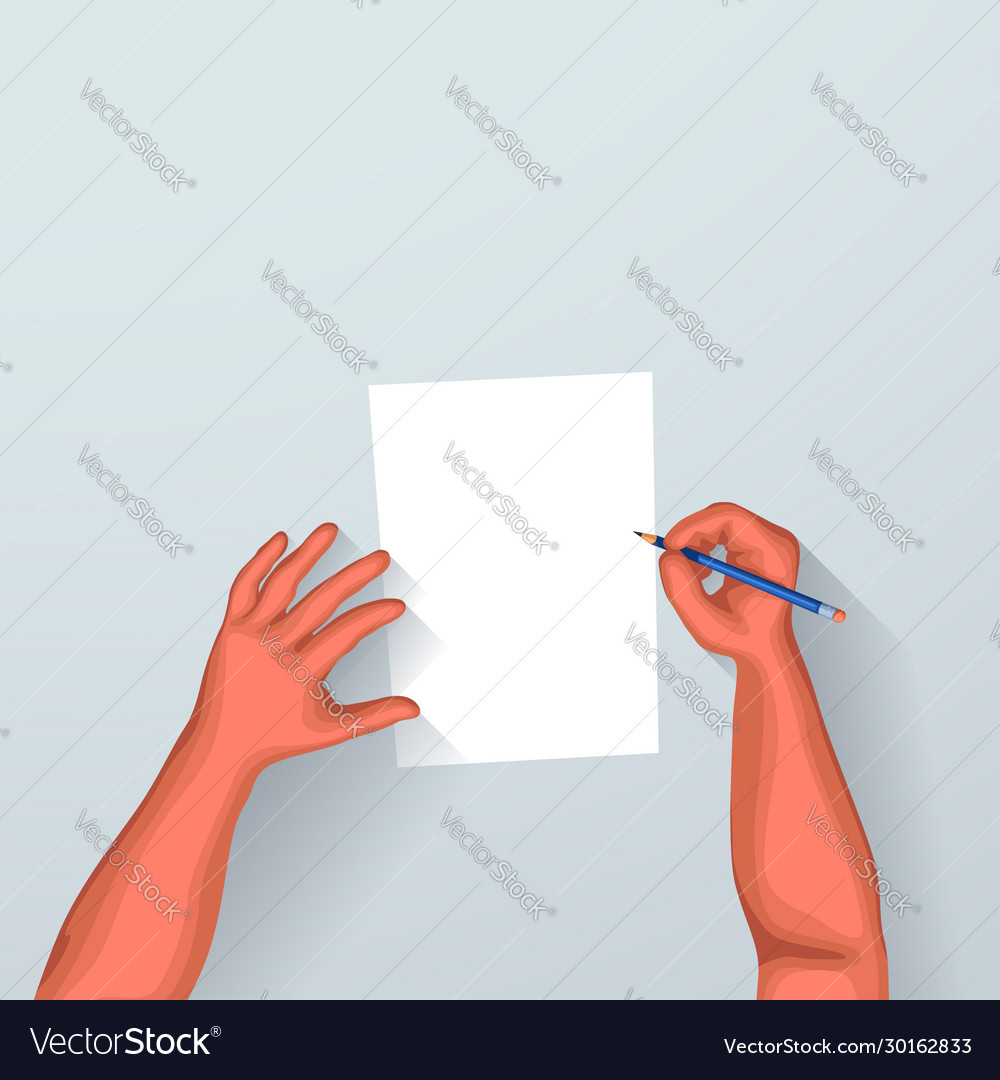 Signing some document Royalty Free Vector Image