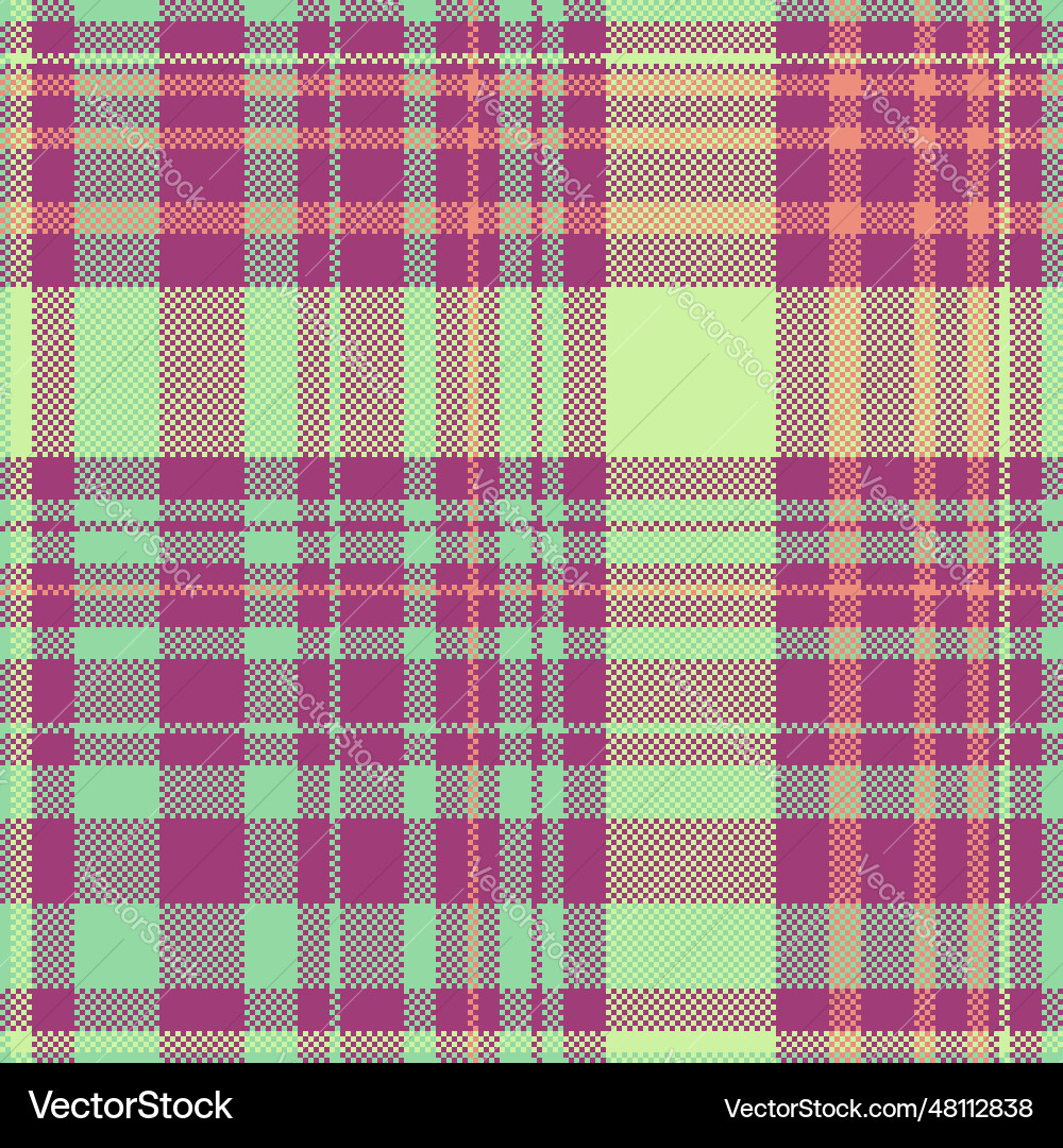 Seamless texture fabric of tartan pattern Vector Image