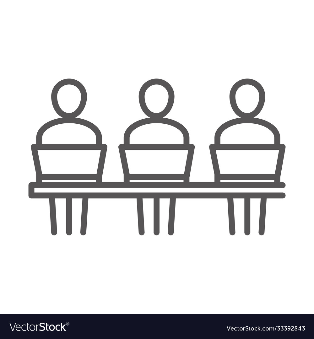 People using laptop computer coworking office Vector Image