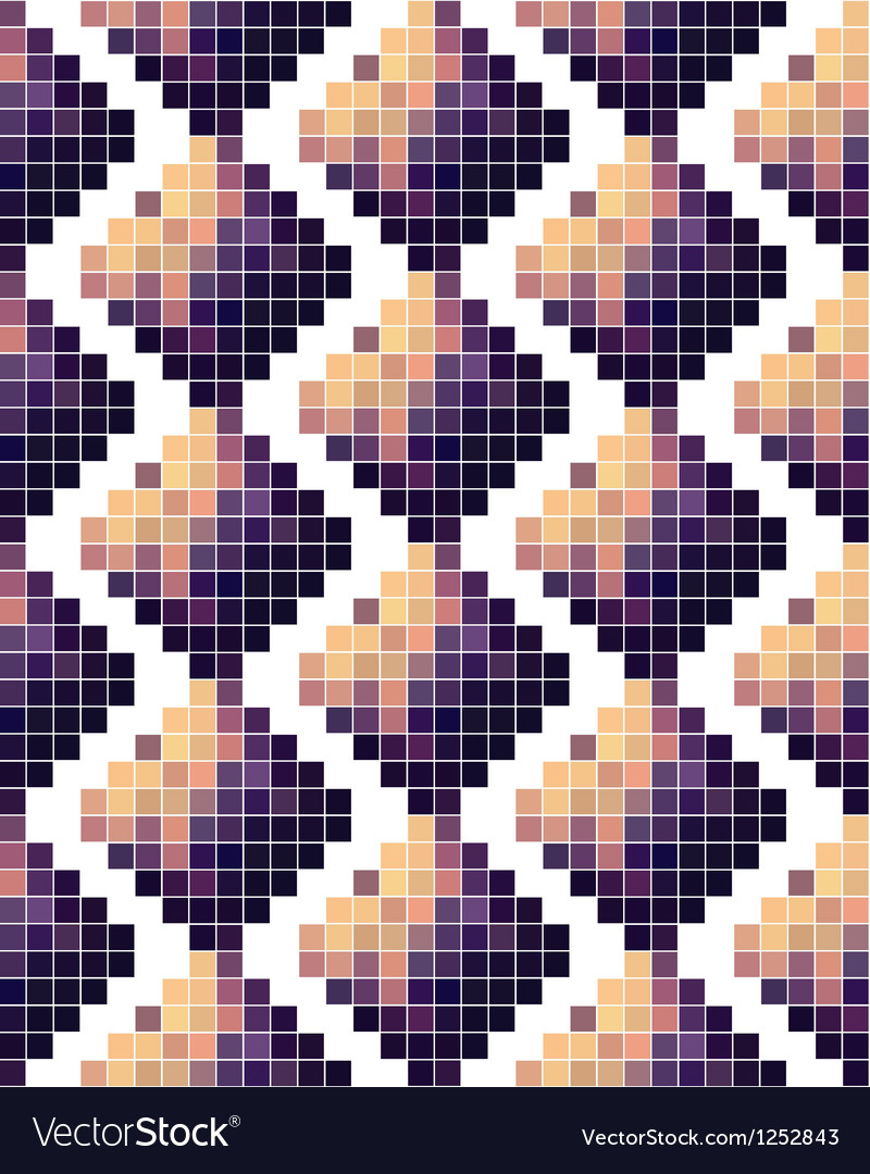 Seamless mosaic pattern Royalty Free Vector Image