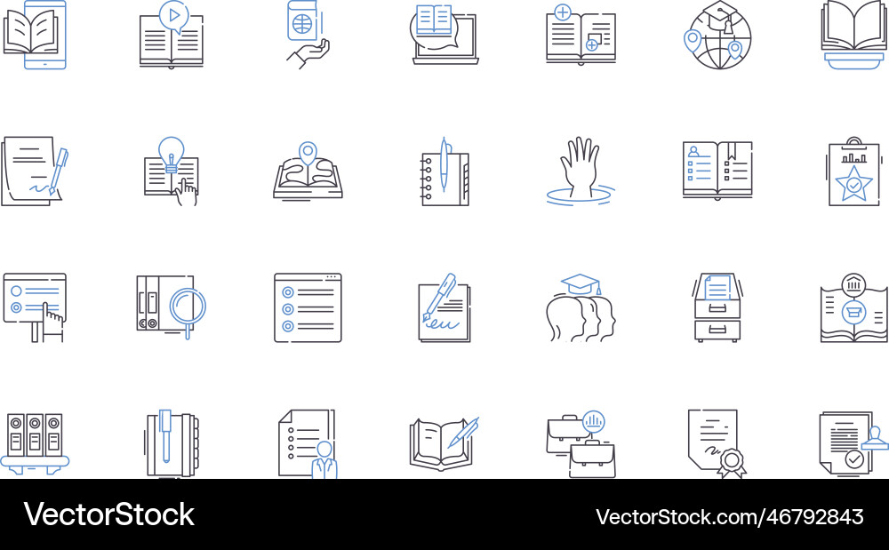 Volume line icons collection loudness amplify Vector Image