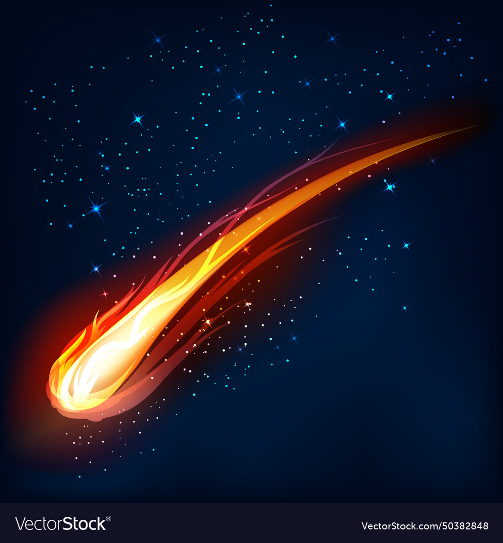 Comet Royalty Free Vector Image - VectorStock