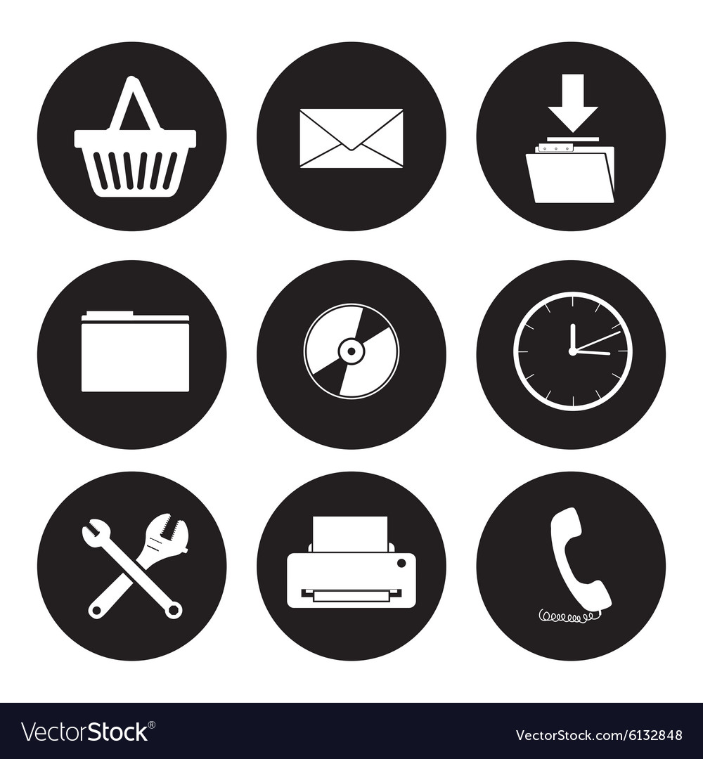 Icon set design Royalty Free Vector Image - VectorStock