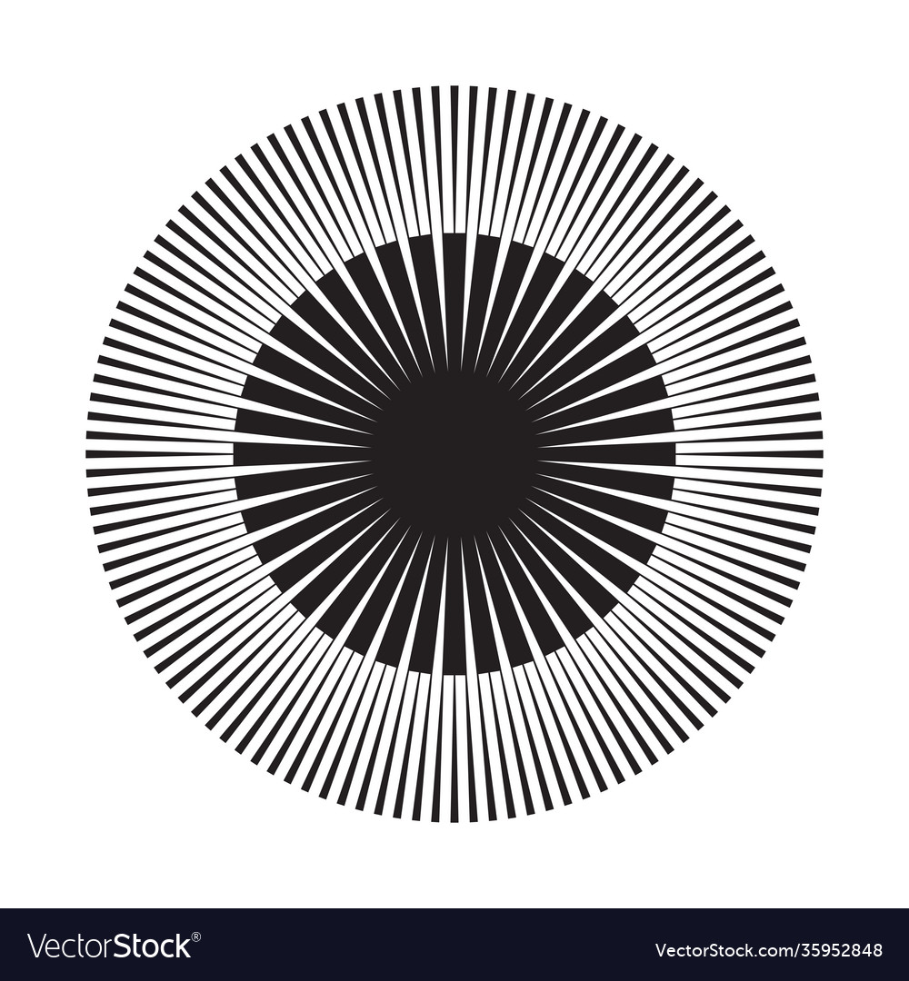 Minimal abstract shape isolated geometric object Vector Image