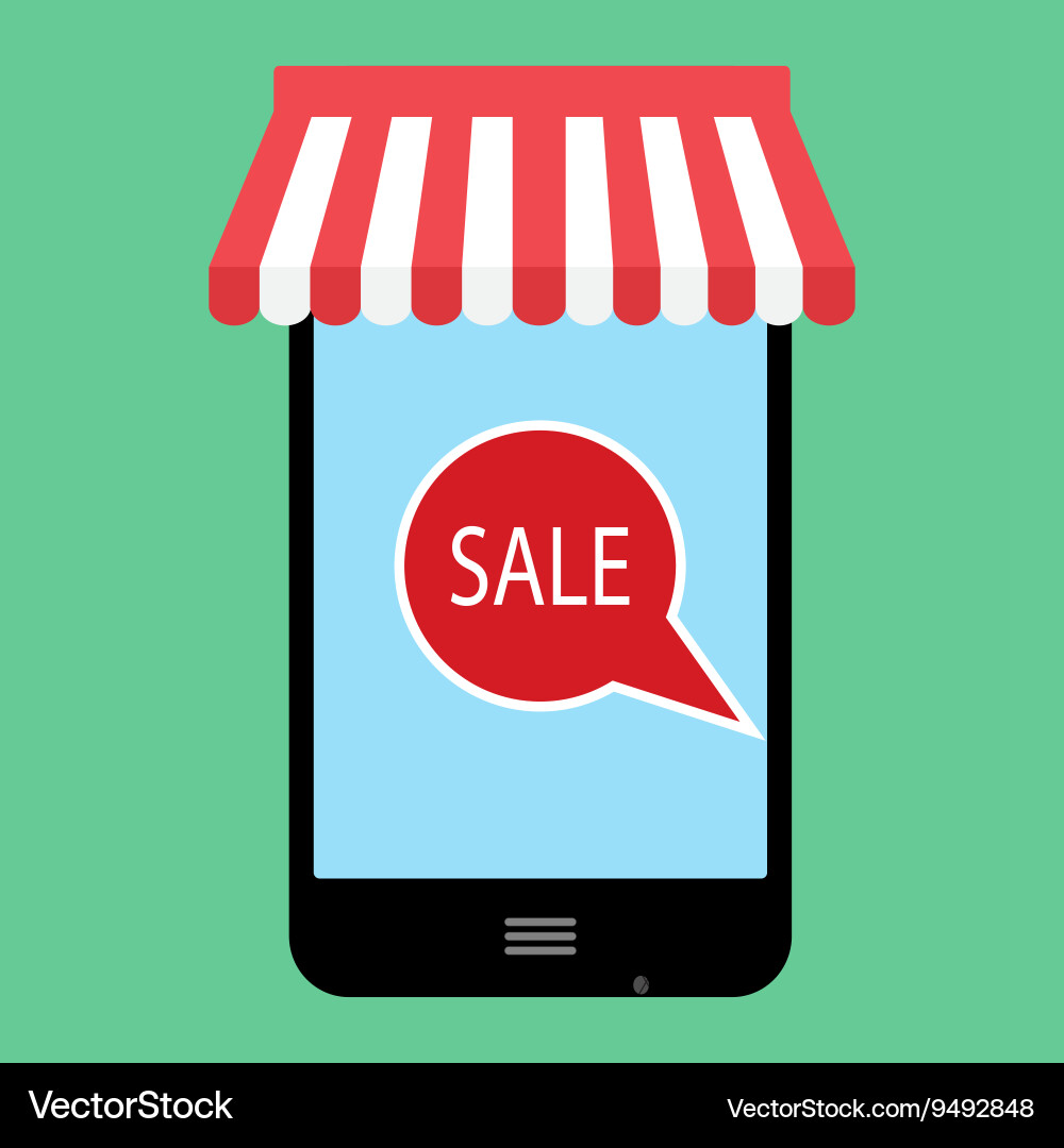 Sale online shopping Royalty Free Vector Image