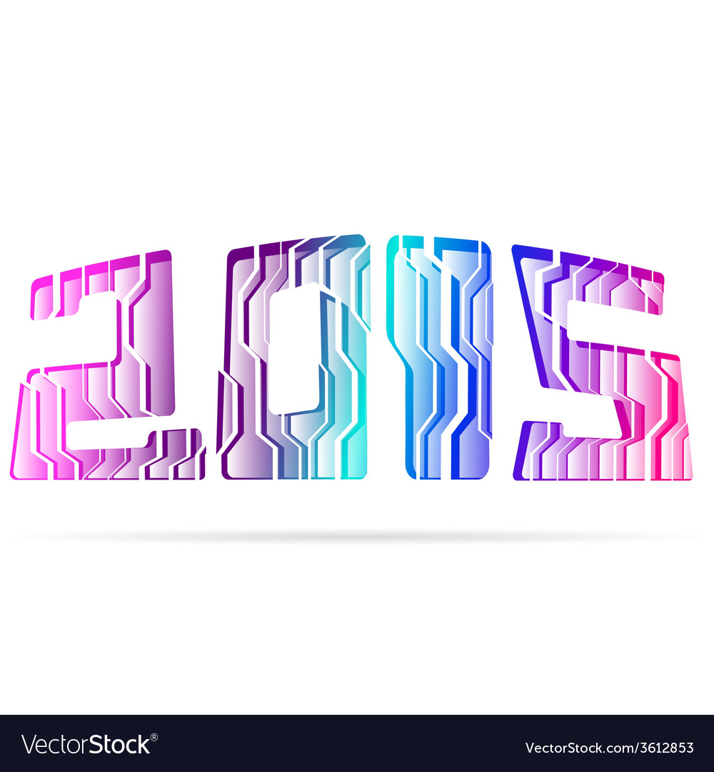 2015 creative design Royalty Free Vector Image