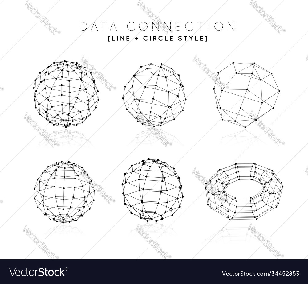 Abstract Network Connection Background Royalty Free Vector
