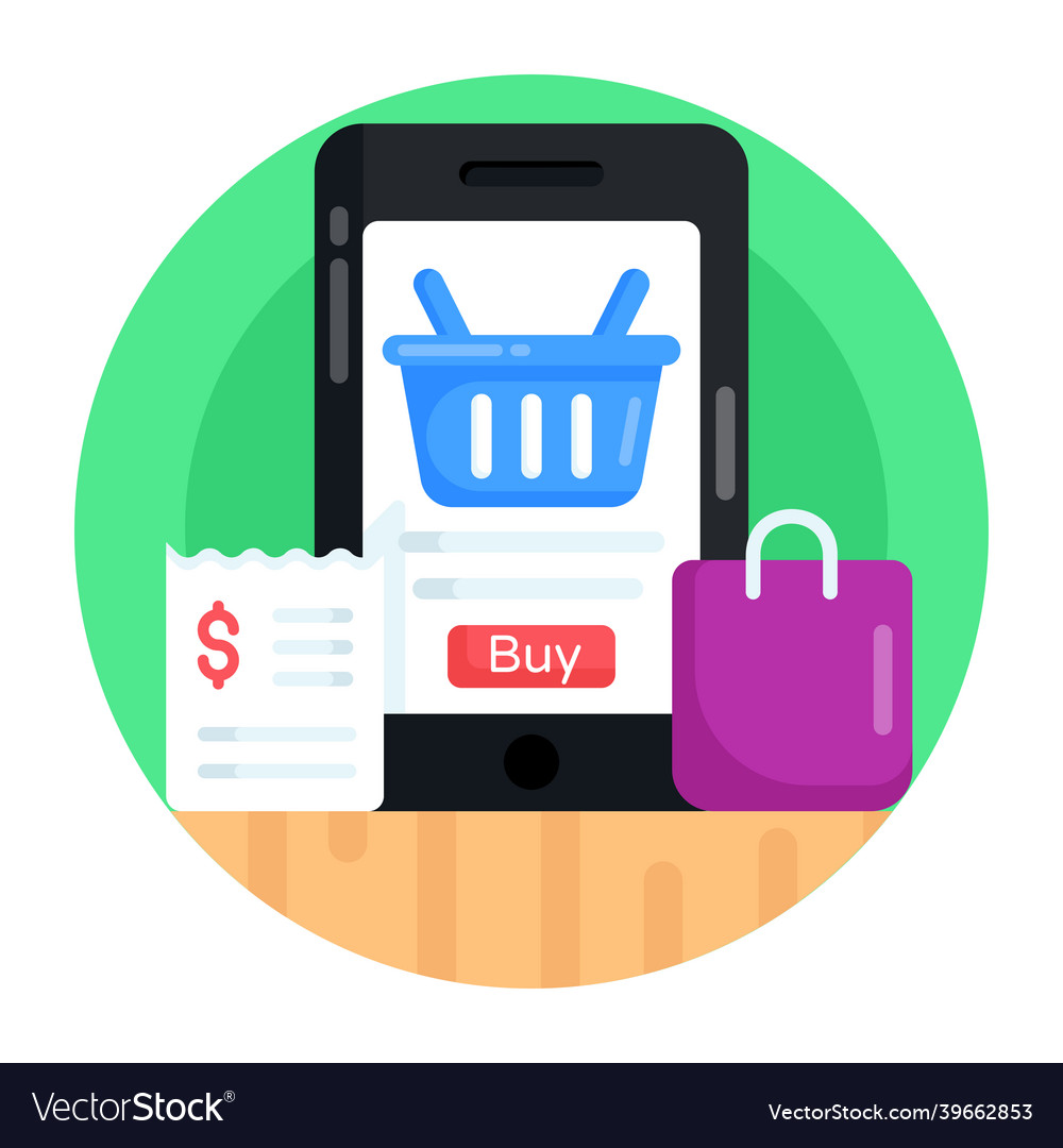 Ecommerce app Royalty Free Vector Image - VectorStock