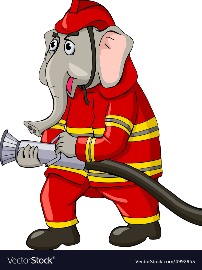 Firefighter Royalty Free Vector Image - VectorStock