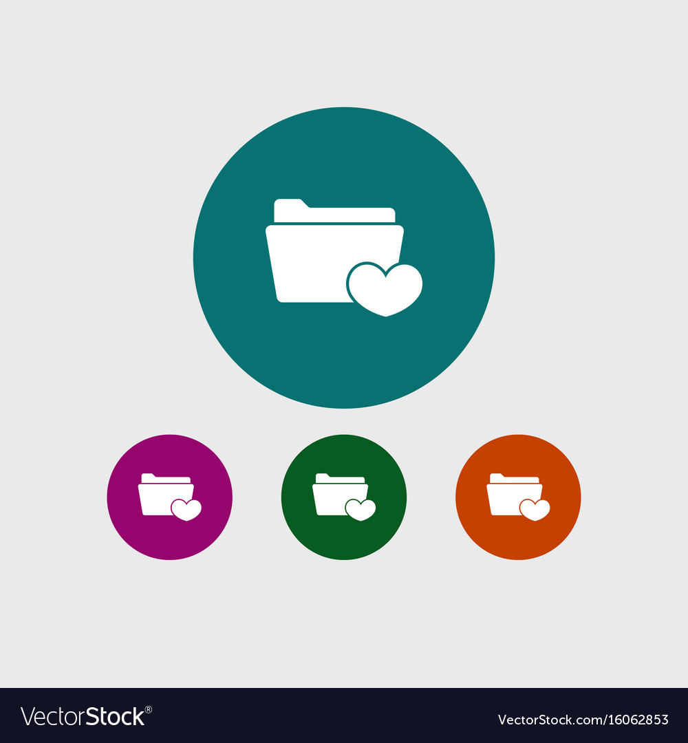 Folder icon simple Royalty Free Vector Image - VectorStock