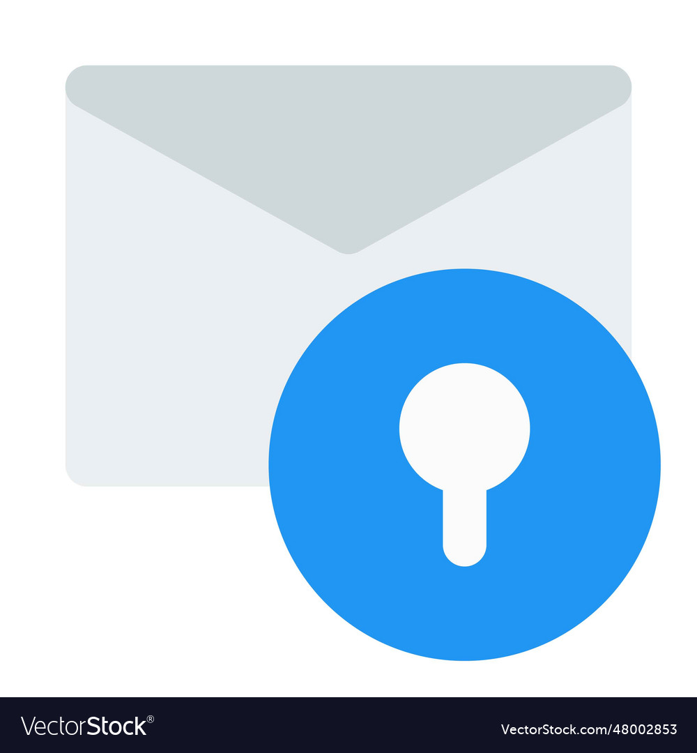 Message encrypted for security purpose Royalty Free Vector