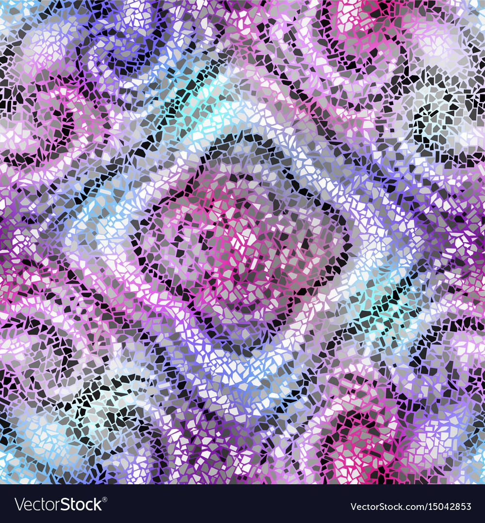 Seamless mosaic pattern Royalty Free Vector Image