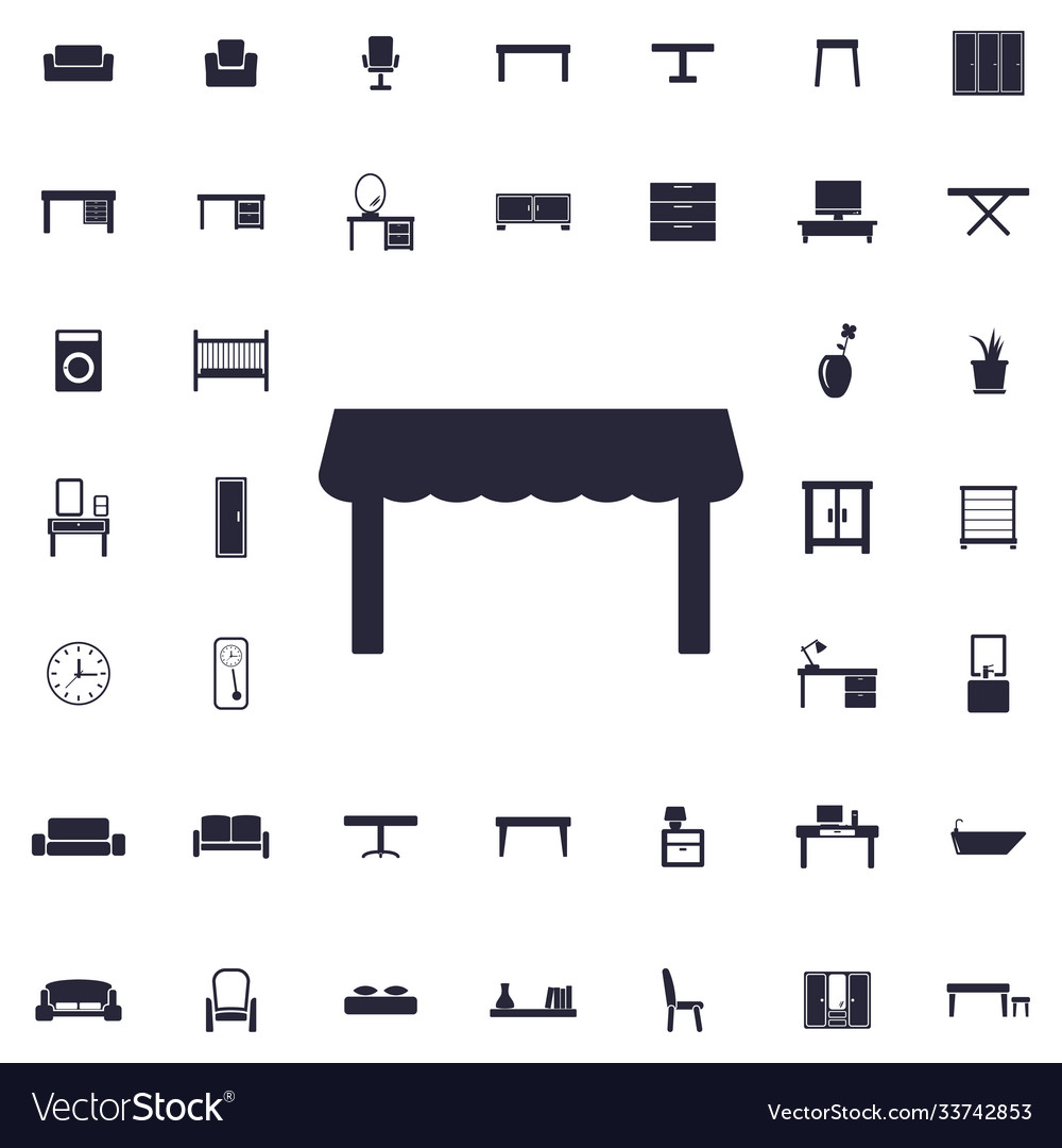 Table icon Royalty Free Vector Image - VectorStock