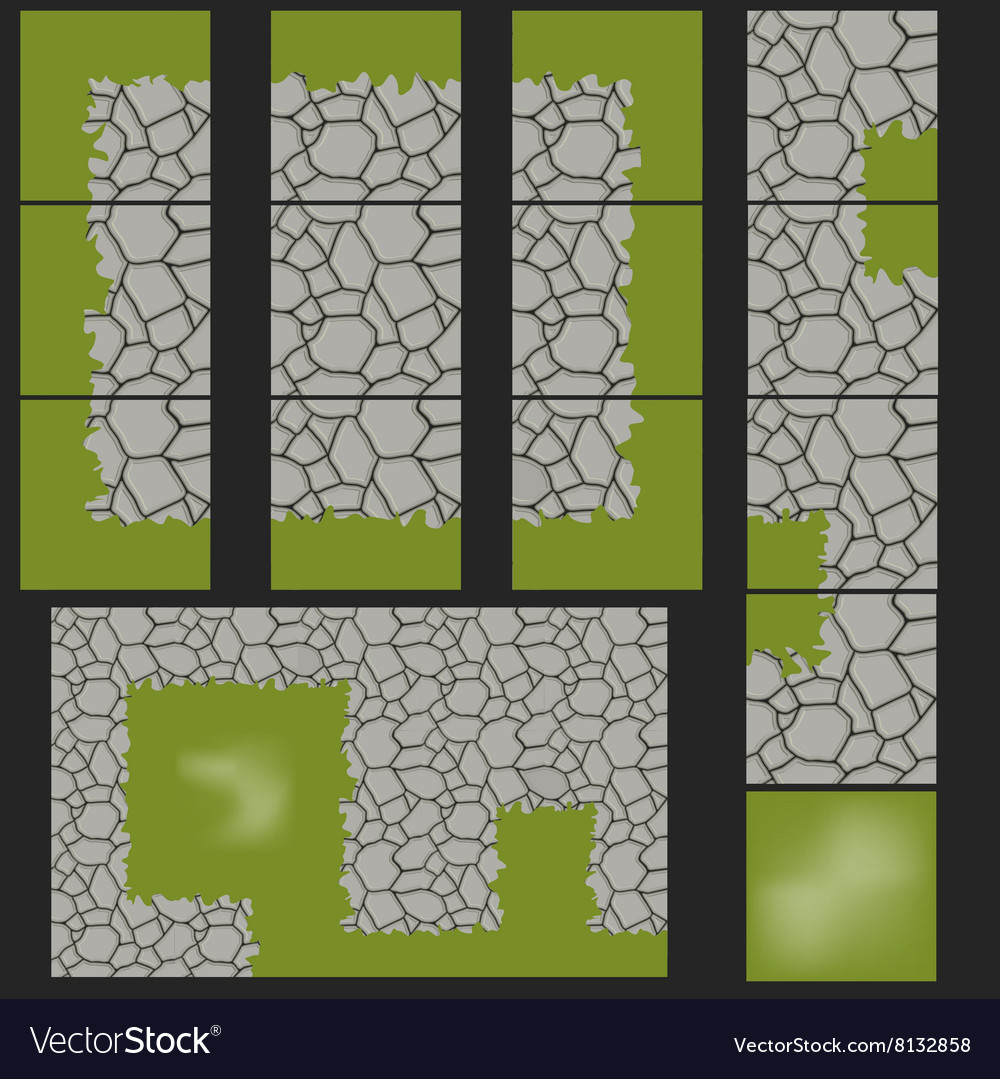 Game level objects Royalty Free Vector Image - VectorStock