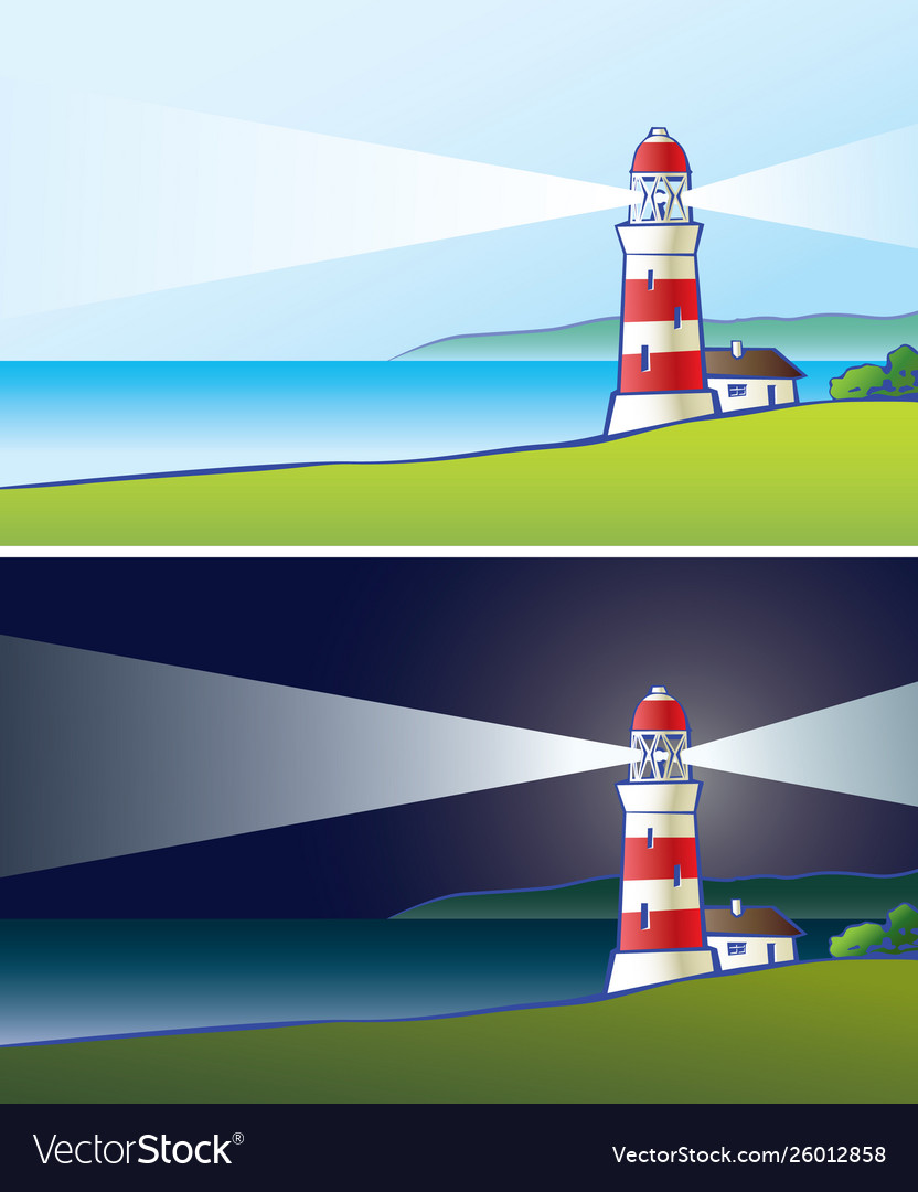 Lighthouse Royalty Free Vector Image - VectorStock