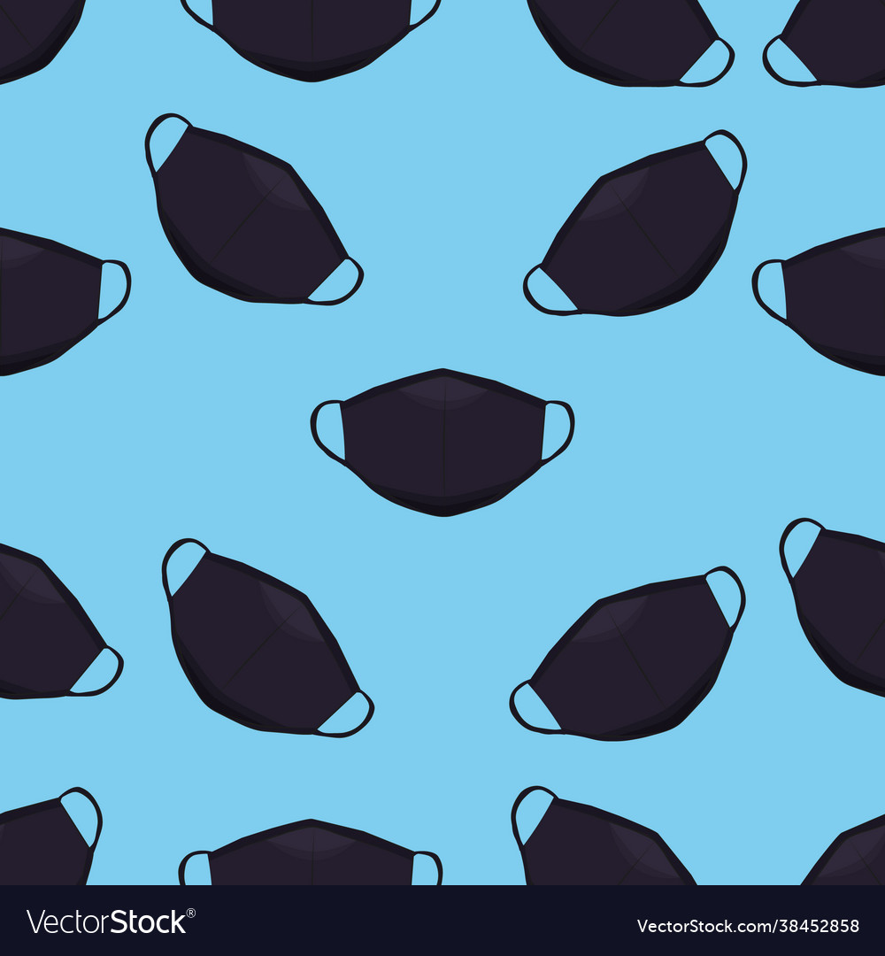 Mask pattern Royalty Free Vector Image - VectorStock