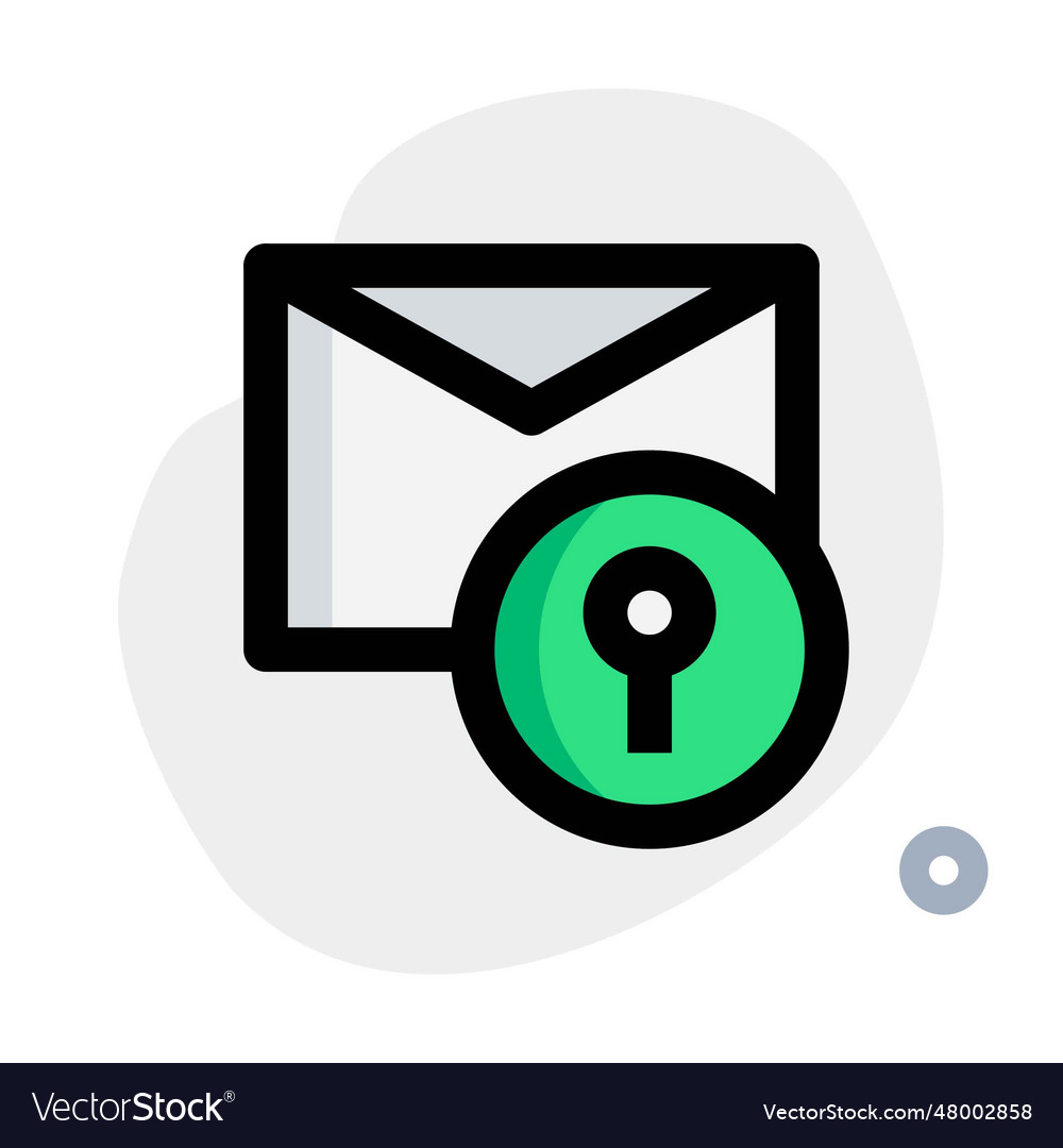 Message encrypted for security purpose Royalty Free Vector