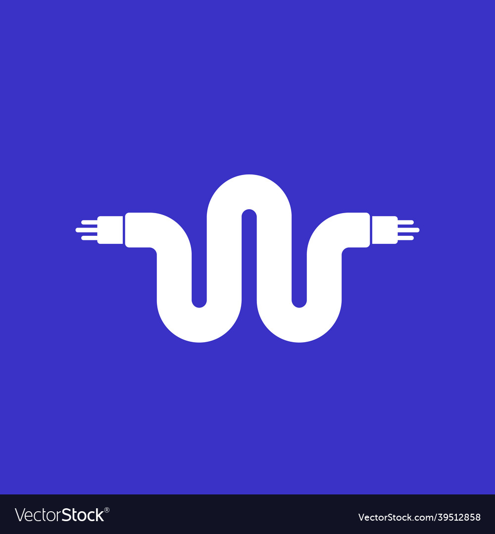 Optic fiber cable solid icon Royalty Free Vector Image