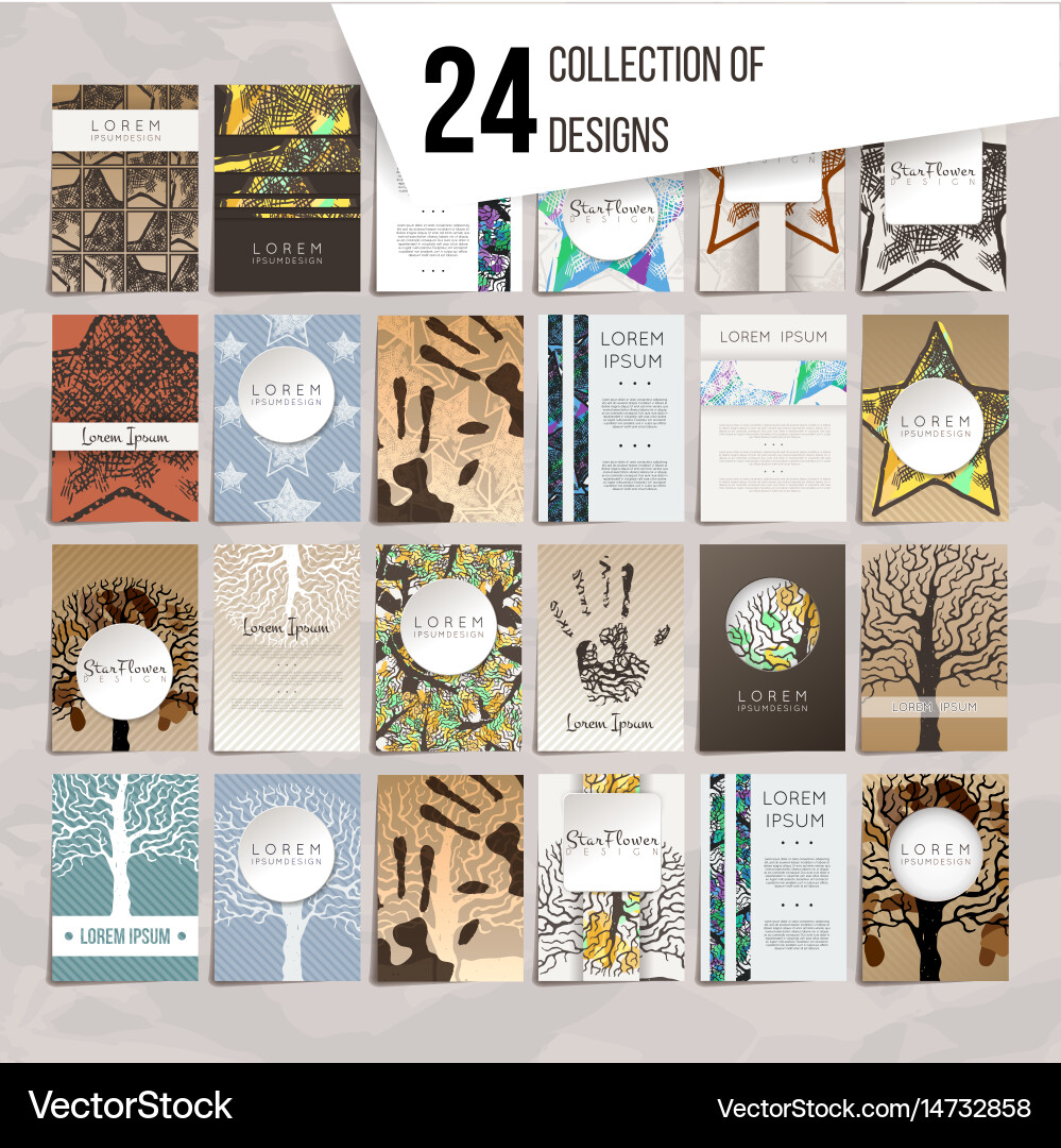 Set design templates business card Royalty Free Vector Image