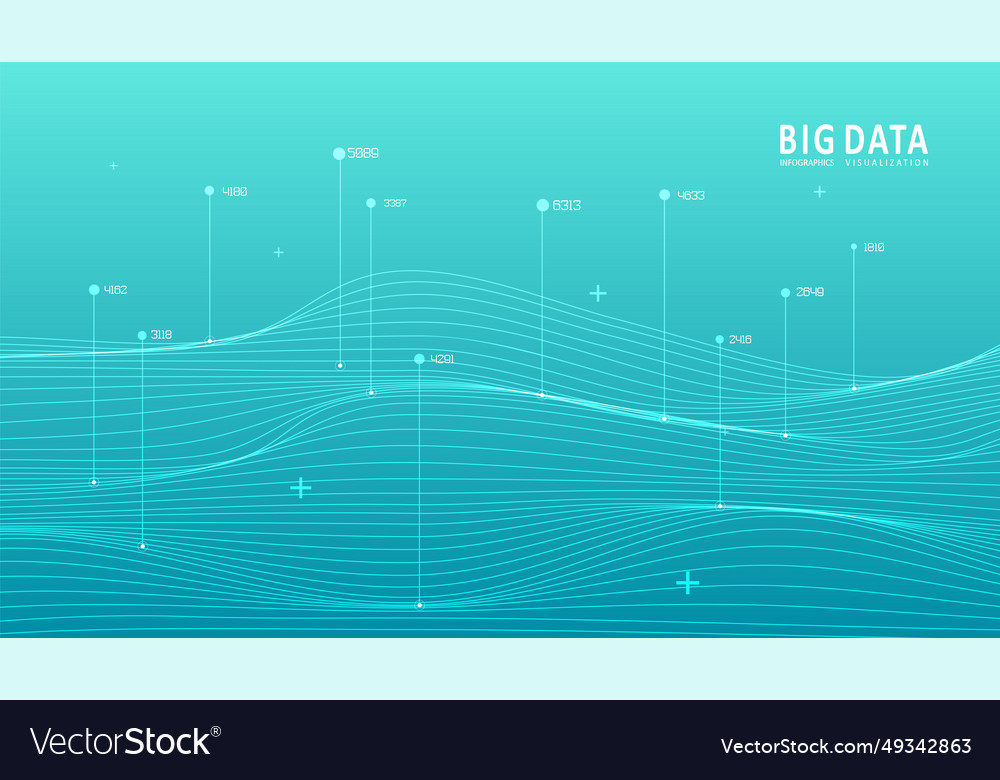 Abstract Infographics Visualization Royalty Free Vector