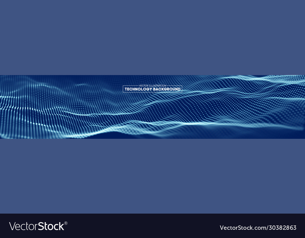 Abstract technology background cyber technology Vector Image