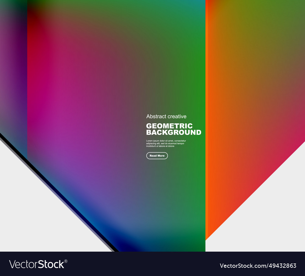 Gradient triangles abstract background Royalty Free Vector