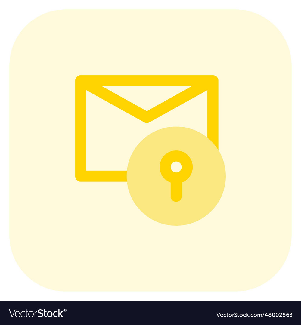 Message encrypted for security purpose Royalty Free Vector