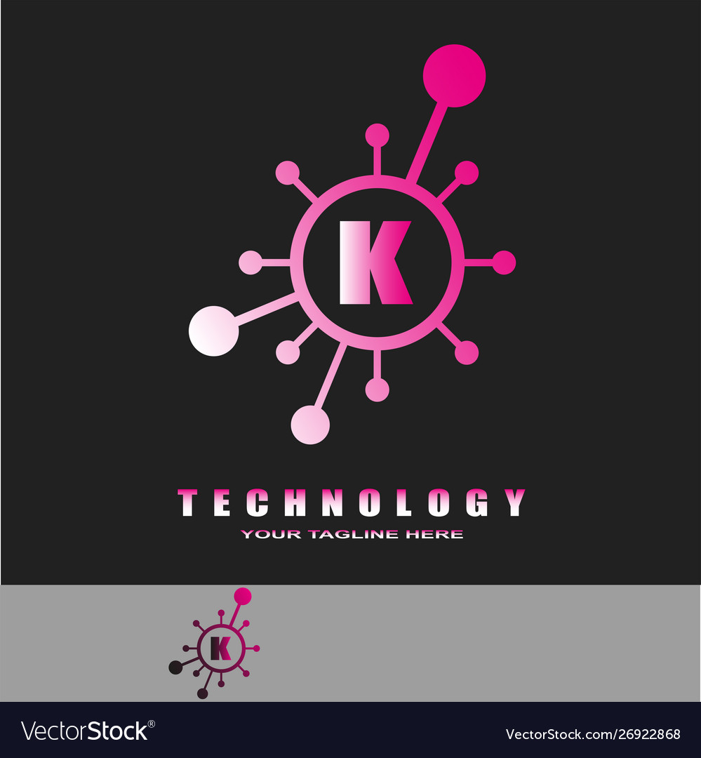 Future technology logos Royalty Free Vector Image