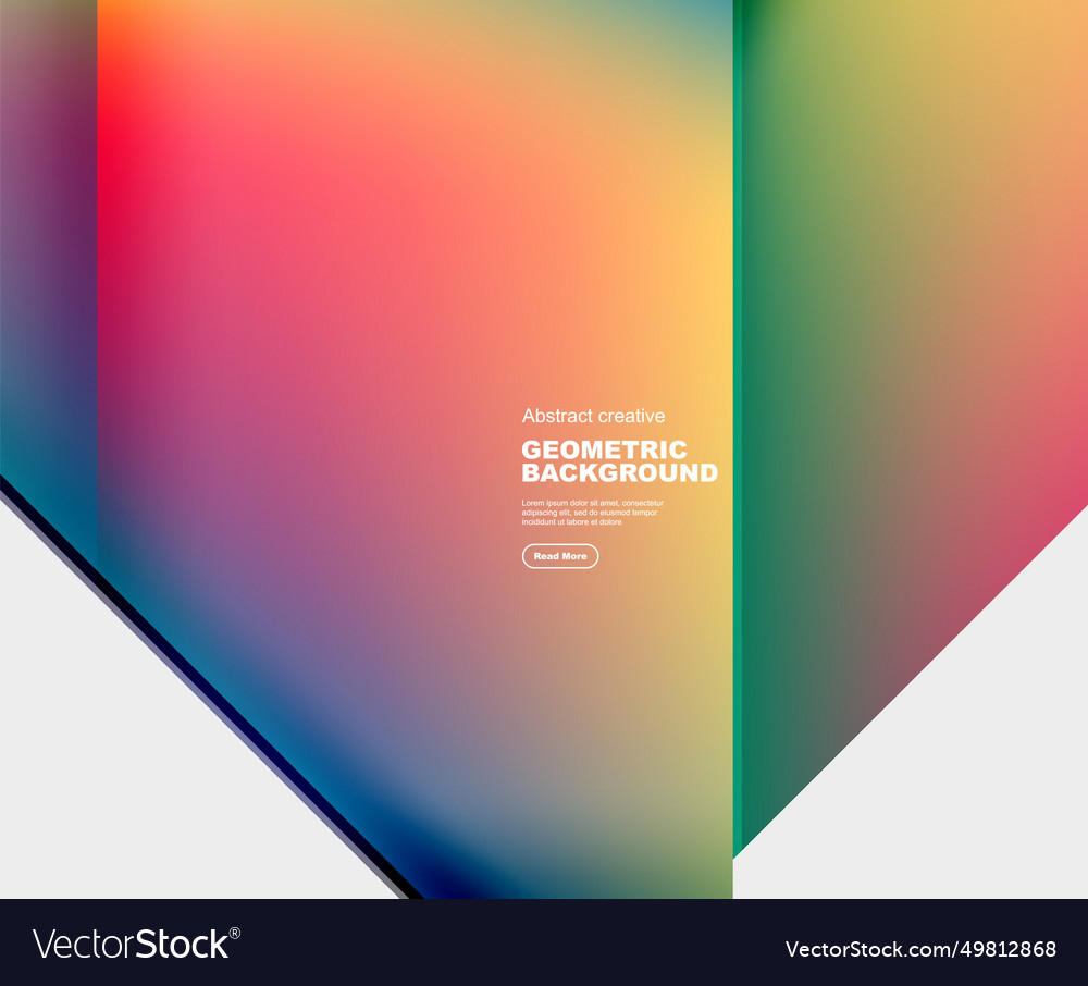 Gradient triangles abstract background Royalty Free Vector