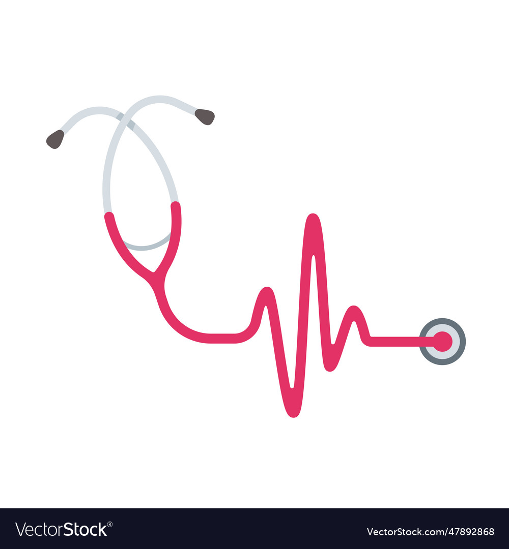 Medical stethoscope of nurse and doctor Royalty Free Vector