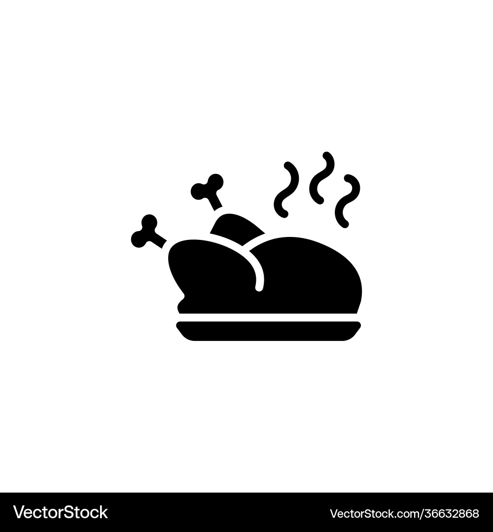 Party food icon in logotype Royalty Free Vector Image