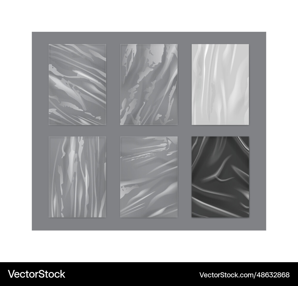 Plastic tape product cellophane realistic Vector Image