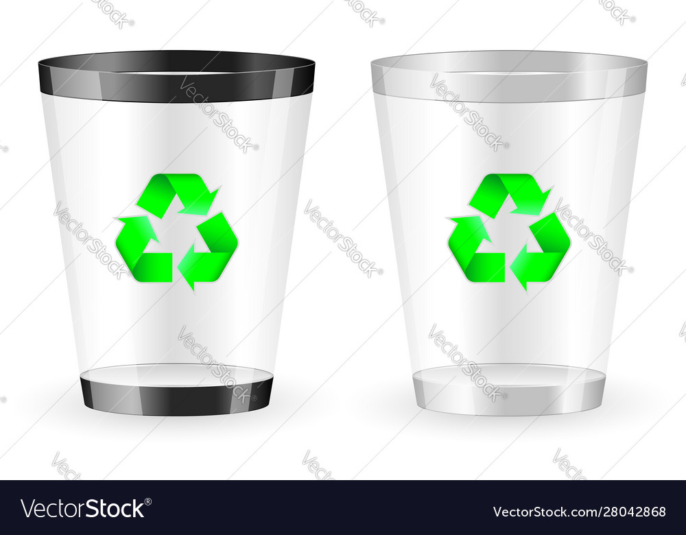 Recycle bin Royalty Free Vector Image - VectorStock
